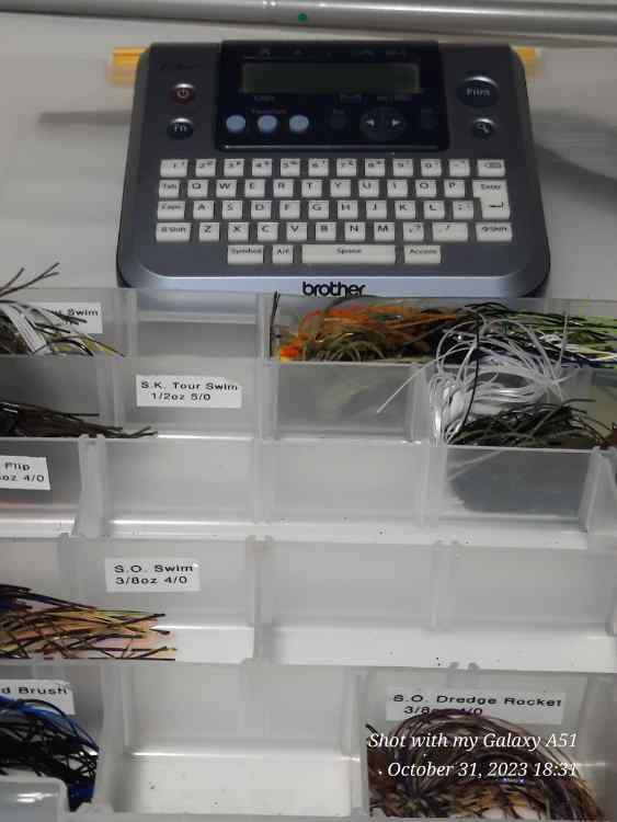 Do you label your jig storage? - Fishing Tackle - Bass Fishing Forums