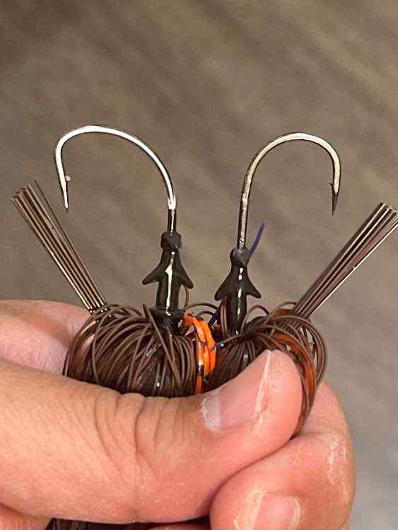 purposes of the two different styles jig hooks - Fishing Tackle - Bass ...